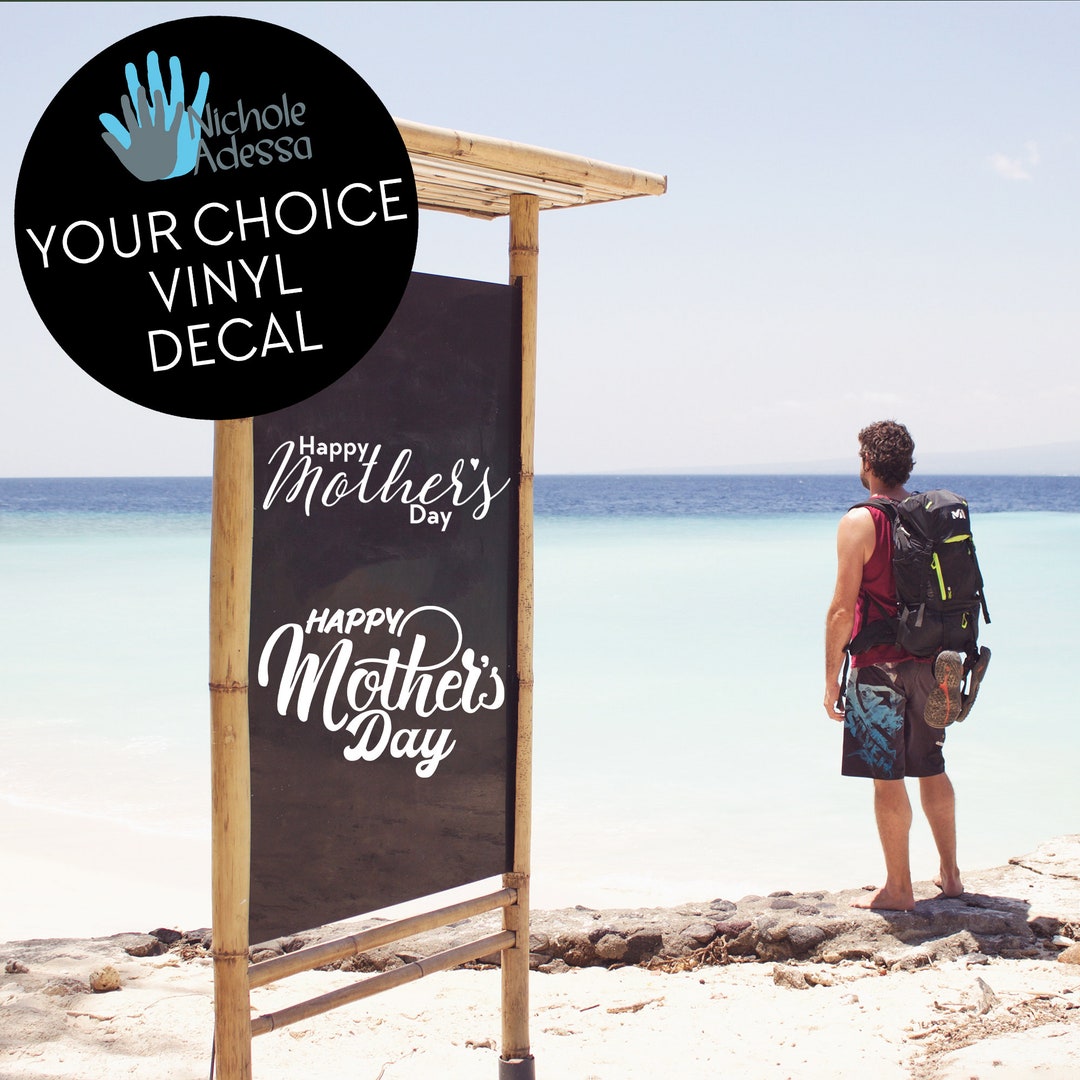 Happy Mother's Day Vinyl Decal - Etsy