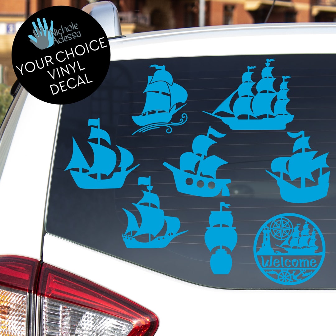 Sailing Vinyl Decal - Etsy