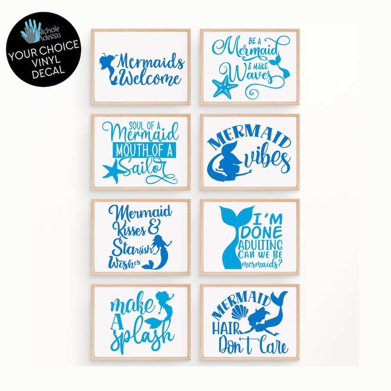 Mermaid Vinyl - Etsy