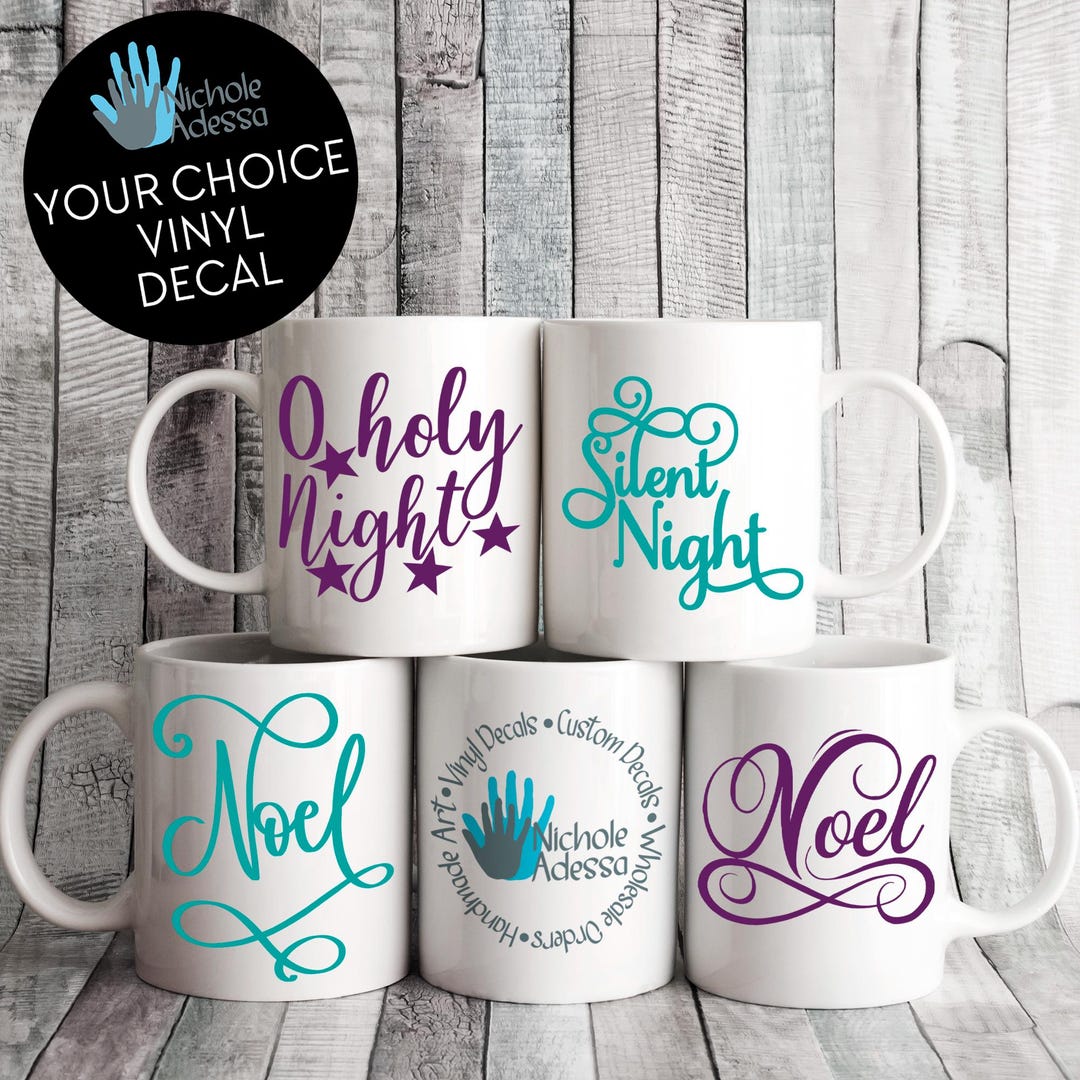 Christmas Carol Vinyl Decal / Holiday Decor - Etsy