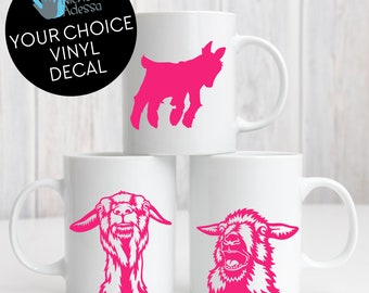 Goat Vinyl Decal - Etsy