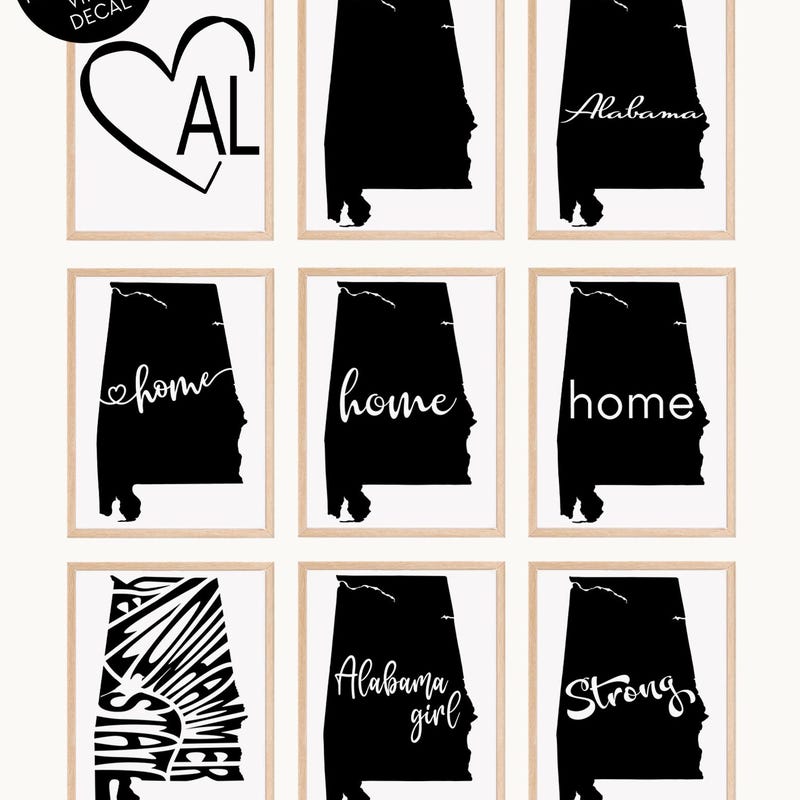 Alabama Decal - Etsy