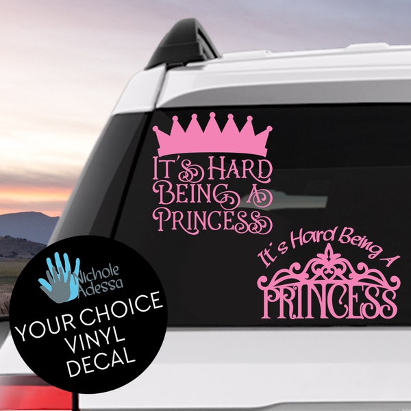 Princess Decal - Etsy