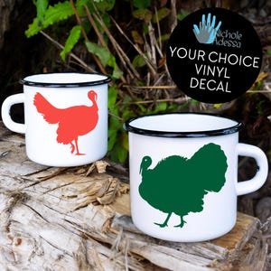 Turkey Vinyl Decals / Farmhouse Decor - Etsy