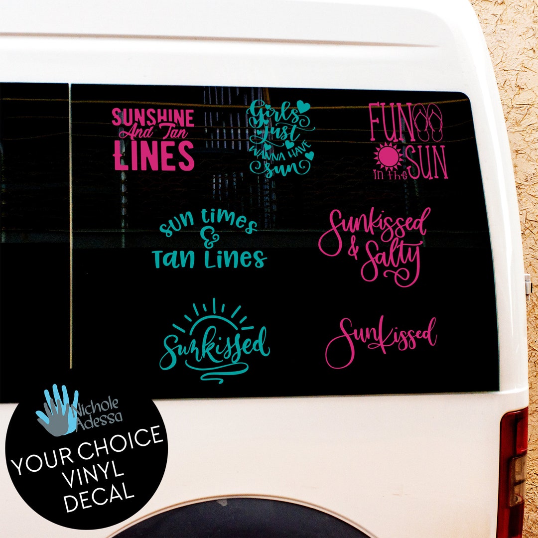 Fun in the Sun Vinyl Decal - Etsy