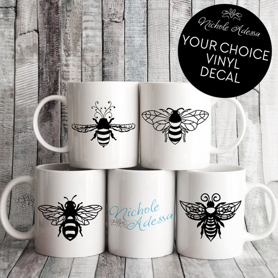 Bee Vinyl Decal - Etsy