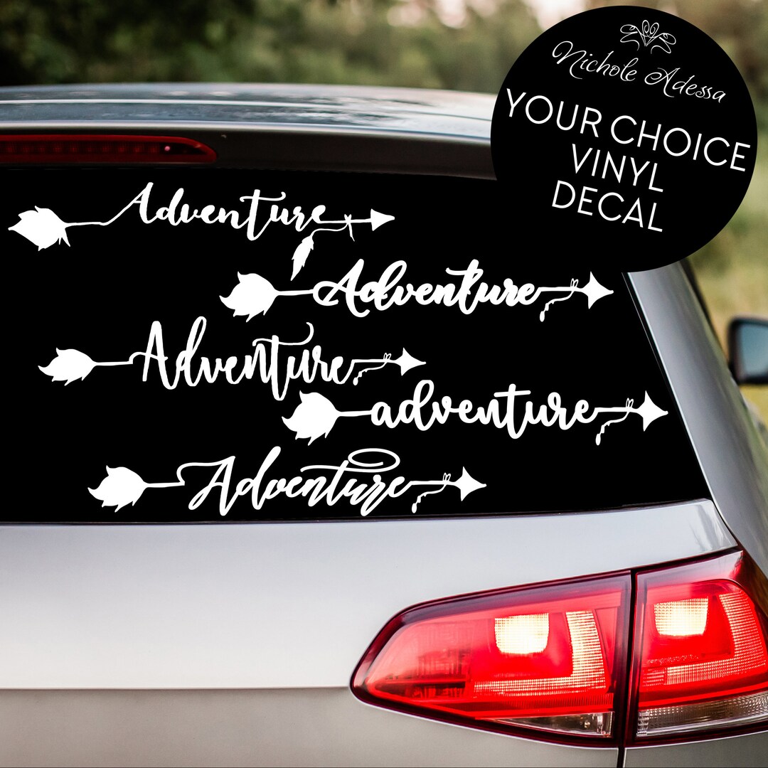 Adventure Vinyl Decal / Arrow - Etsy