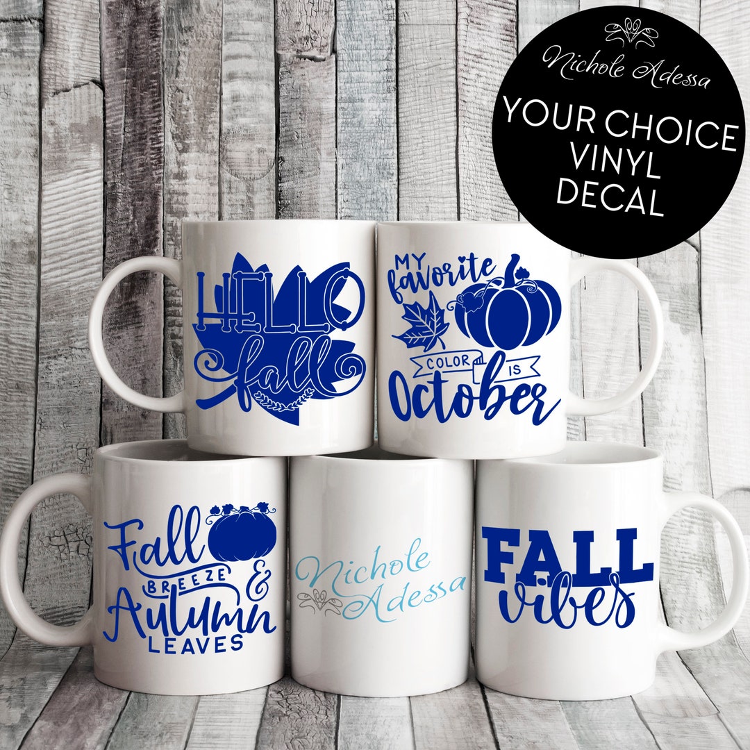 Fall Vinyl Decal / Harvest / Autumn Decor - Etsy