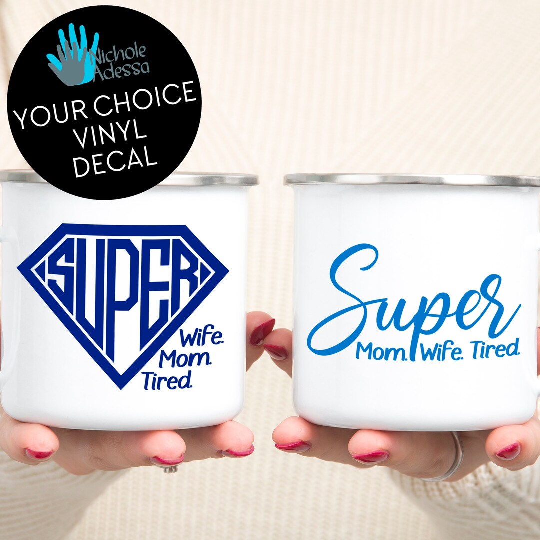 Super Mom Vinyl Decal - Etsy