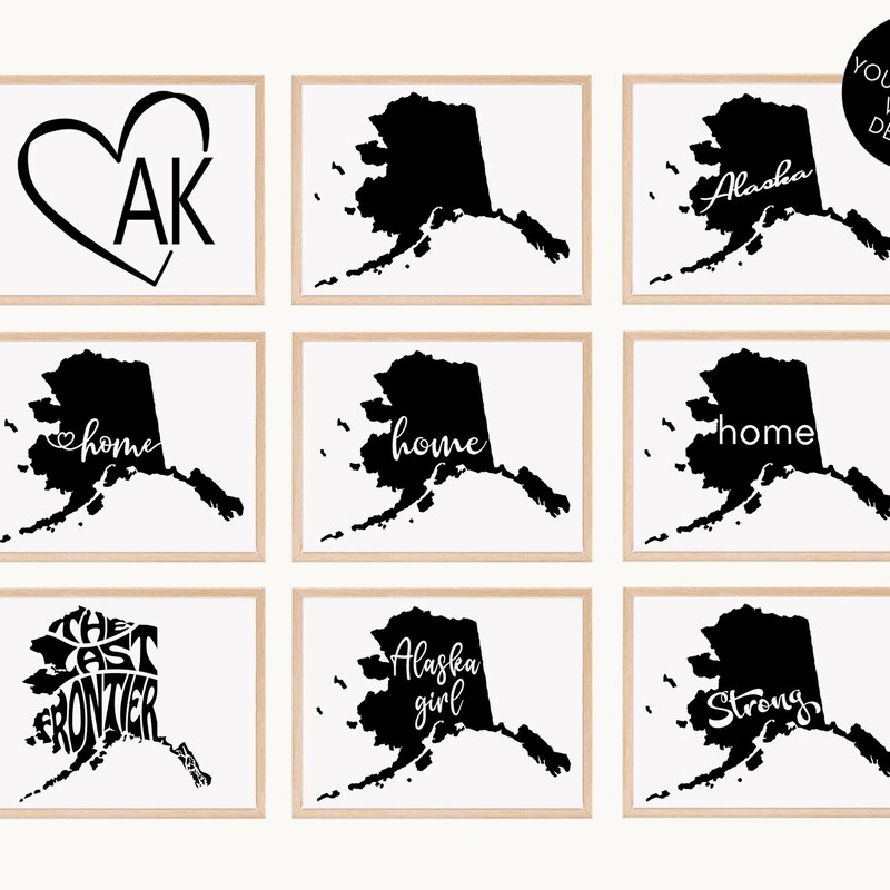 Alaska Car Decal - Etsy
