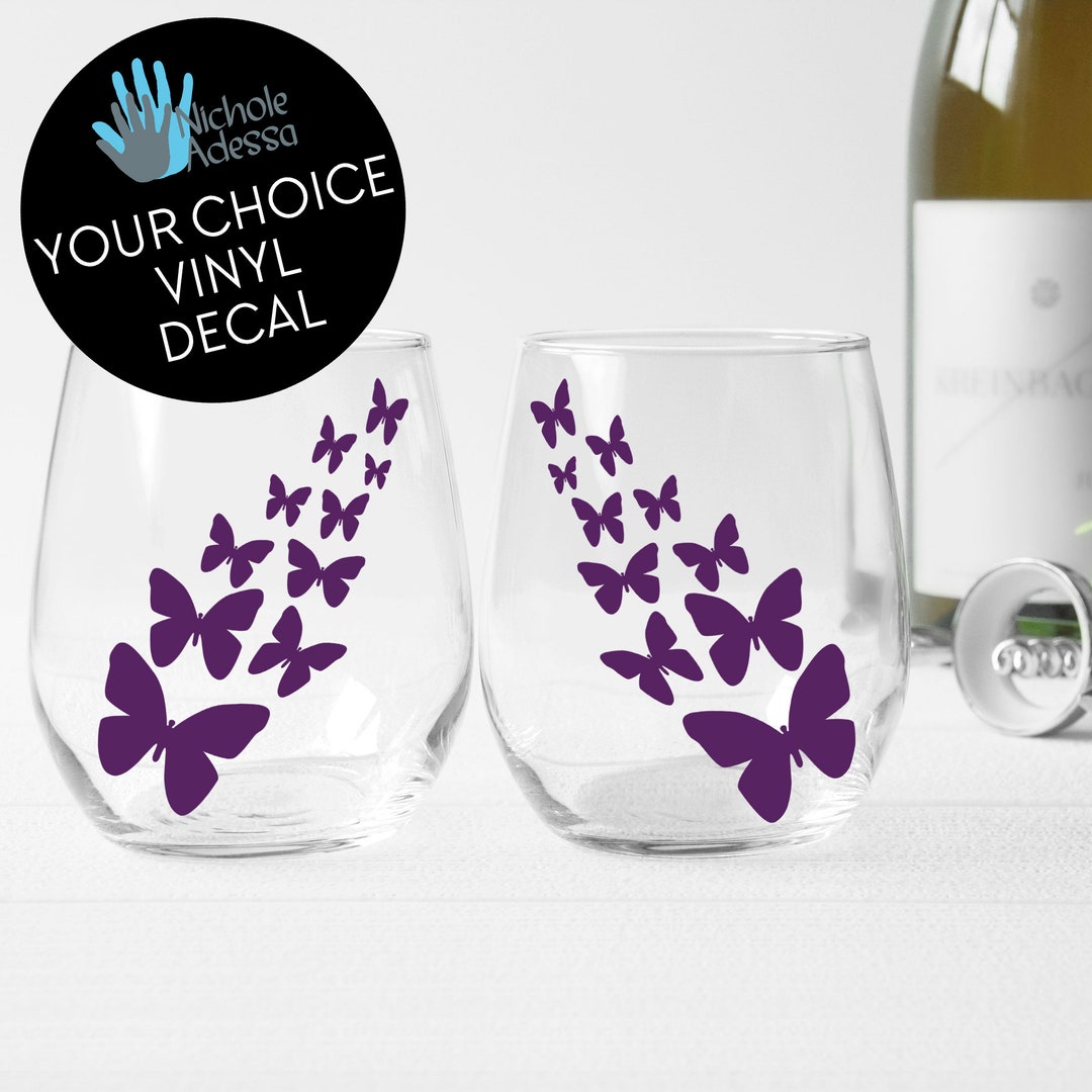 Butterfly Swarm Vinyl Decal - Etsy