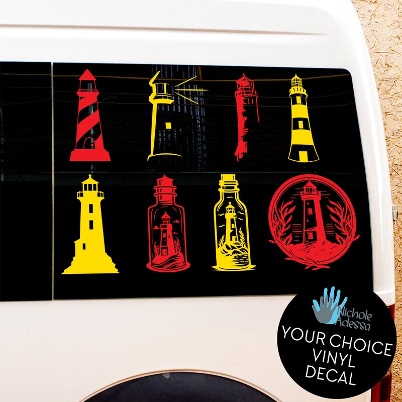 Lighthouse Decal - Etsy