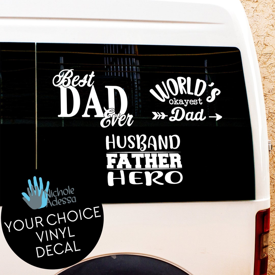 Dad Vinyl Decal / Father's Day - Etsy