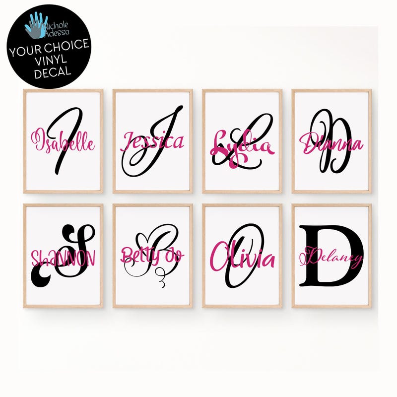 Monogram Car Decal - Etsy