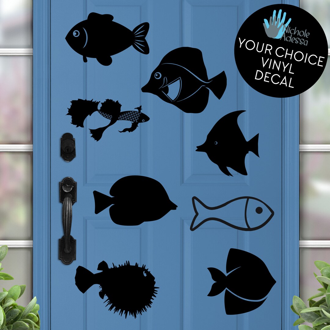 Fish Vinyl Decal - Etsy