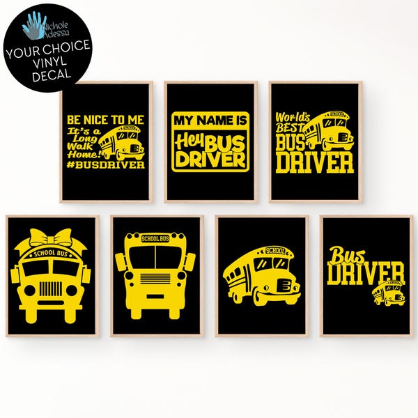 School Bus Decal - Etsy