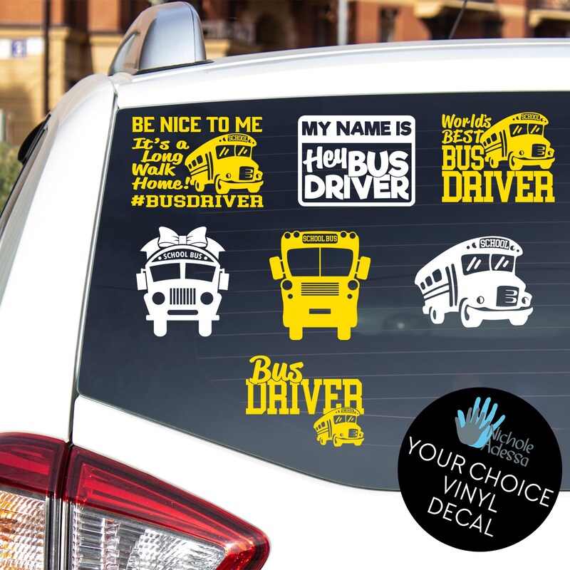 School Bus Decal - Etsy