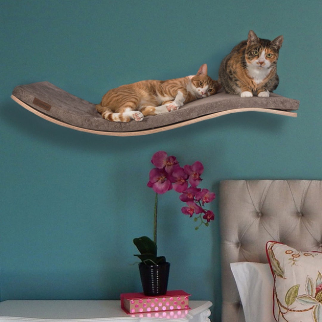 Cat Wall Furniture Cat Shelf Cat Wall Perch Wall Mounted - Etsy