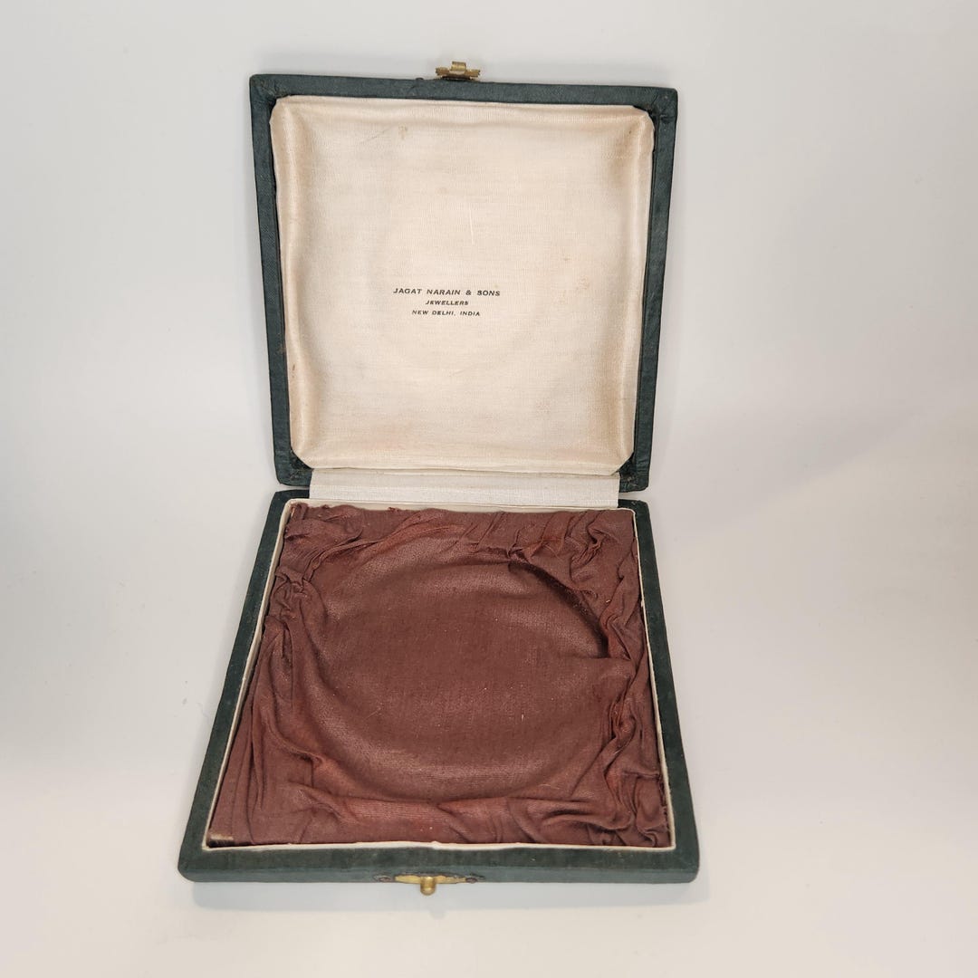 Vintage Jewelry Box Case - Jagat Narain & Sons - Etsy