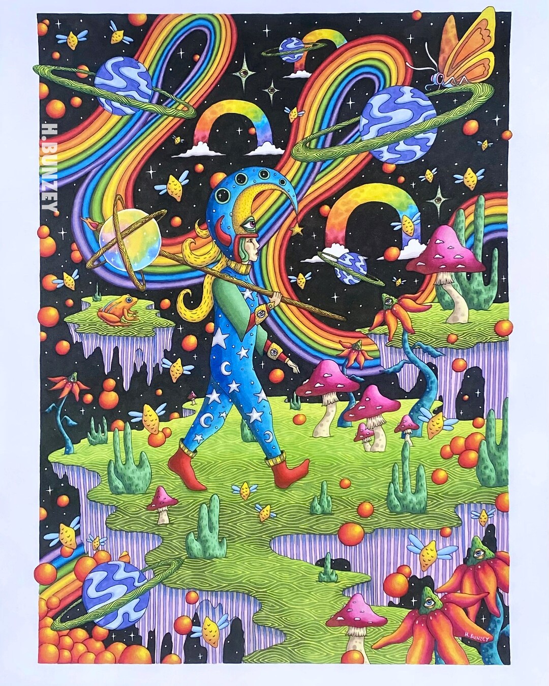 Coming Home Original Drawing - Etsy