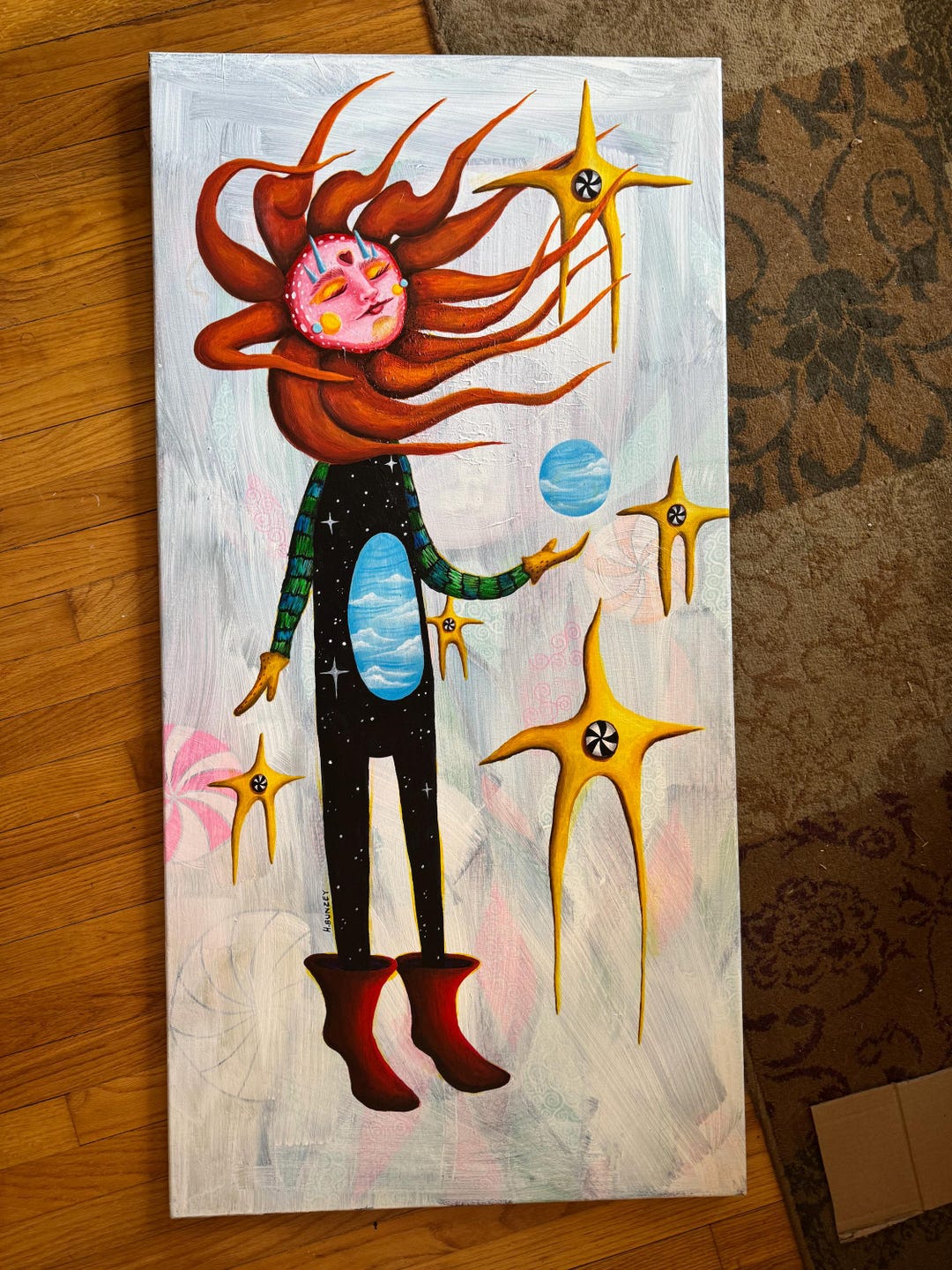 Weathering Original Surreal Art Painting on Canvas - Etsy