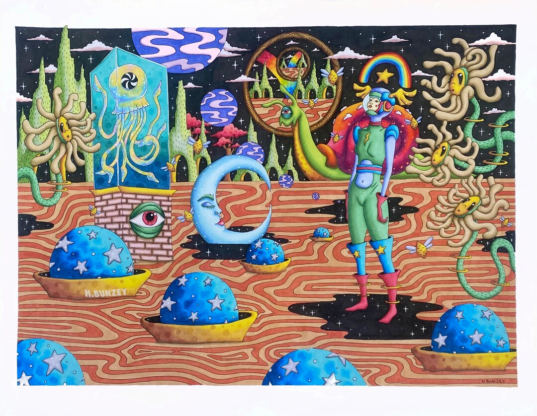 Beyond Beliefs Original Drawing - Etsy