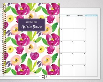 2019 & 2020 personalized planners teacher planners by SHPplanners