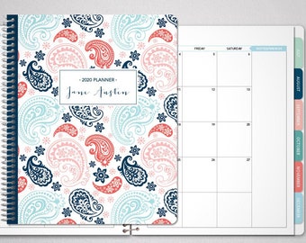 Blue Month Calendar - Etsy