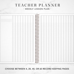 TEACHER PLANNER VERTICAL 7x9 - 2025-2026 Teacher Lesson Plan - Weekly ...