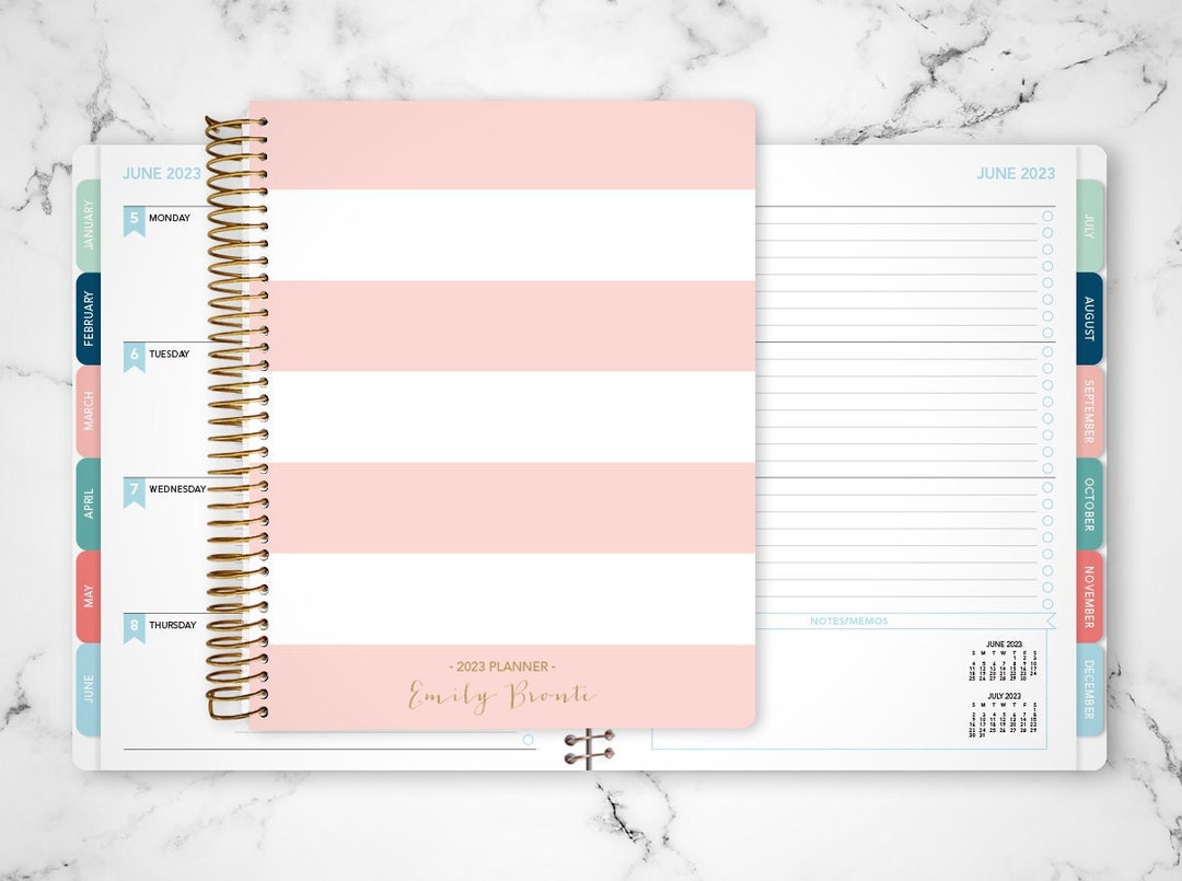 Planner 2024 Personalized Planner 7x9 12 Month Planner - Etsy Canada
