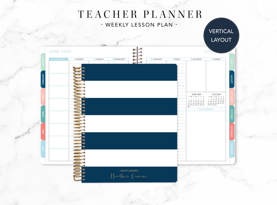 2025 2026 TEACHER PLANNER VERTICAL 7x9 2025-2026 Teacher Lesson Plan ...