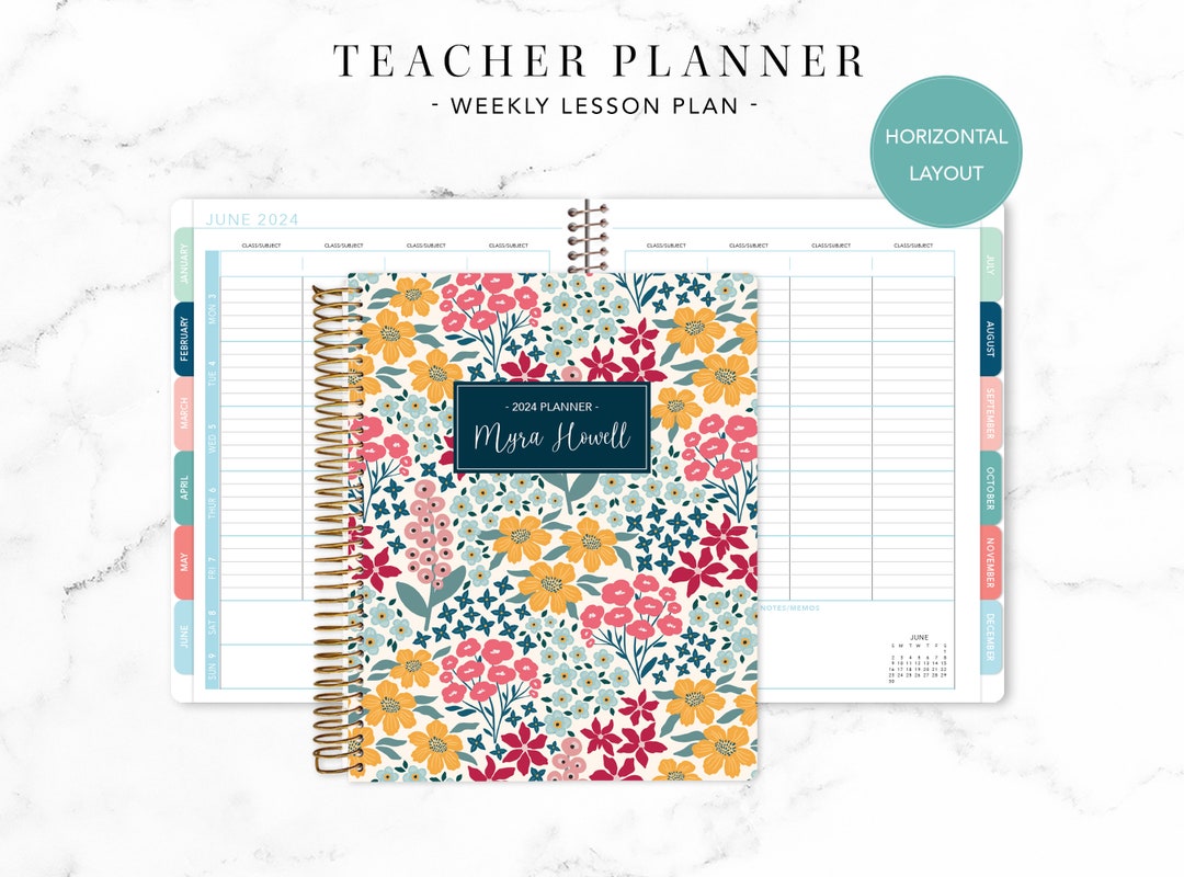 2024 2025 HORIZONTAL MAESTRO PLANIFICADOR 7x9 2024-2025 plan de ...