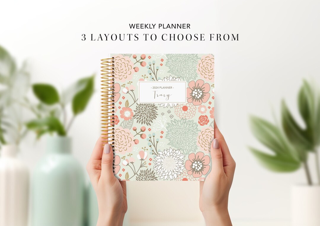 Custom Weekly Planner 2026 | 7x9 12 Month Planner | Personalized ...