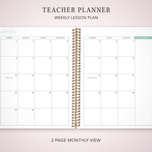 TEACHER PLANNER HORIZONTAL 7x9 - 2026-2027 Teacher Lesson Plan - Weekly ...