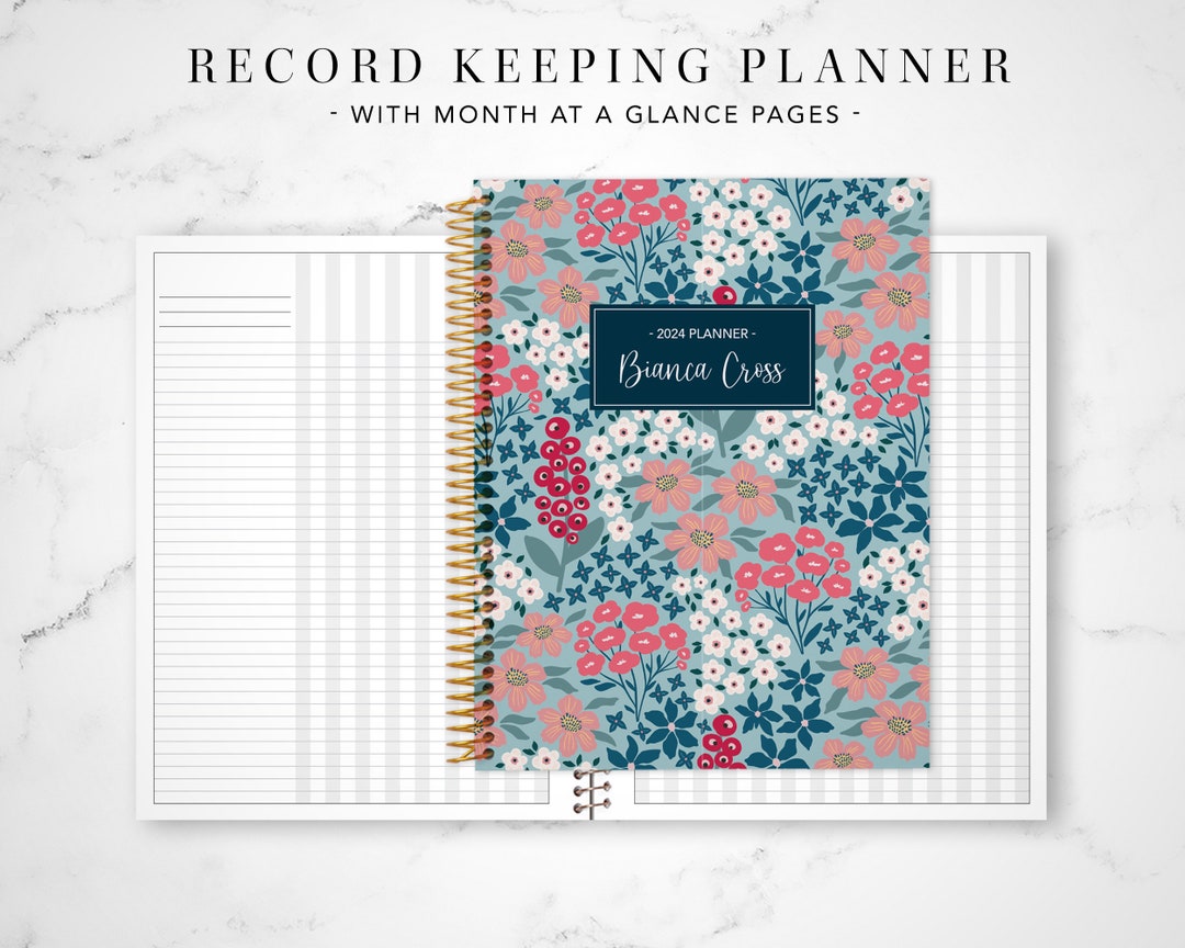 2026 2027 Record Keeping Monthly Planner for Teachers / 12 Month ...
