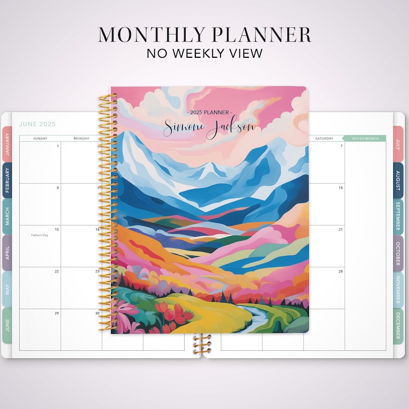 2026 Monthly Calendar Notebook - Etsy