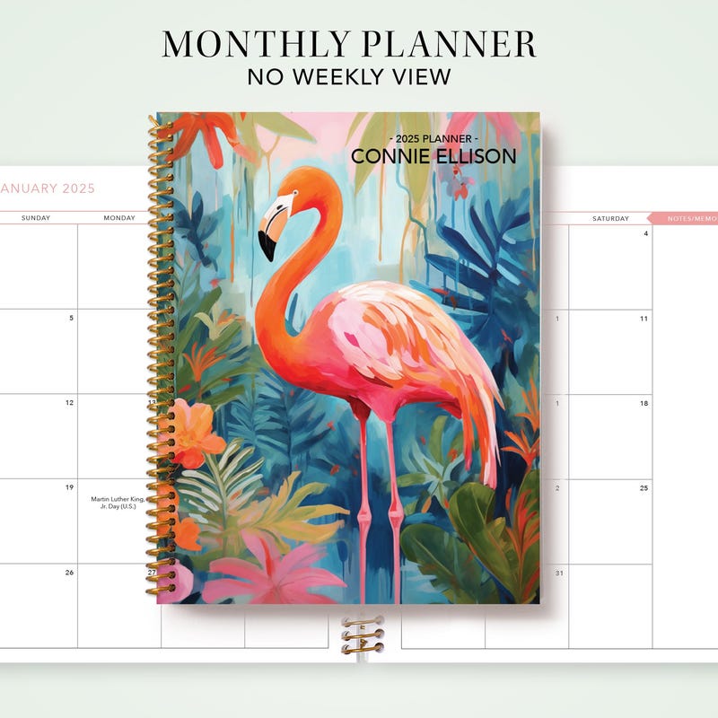 Flamingo Calendar 2026 - Etsy