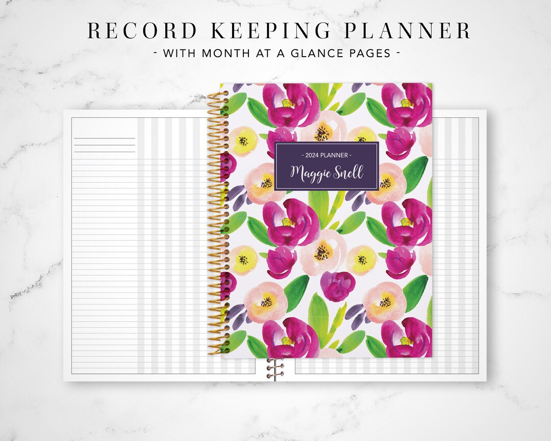 2025 2026 Record Keeping Monthly Planner for Teachers / 12 Month RECORD ...