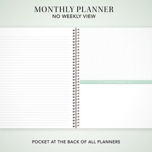 2026 Monthly Planner 7x9 / 12 Month Calendar / Choose Your Start Month ...