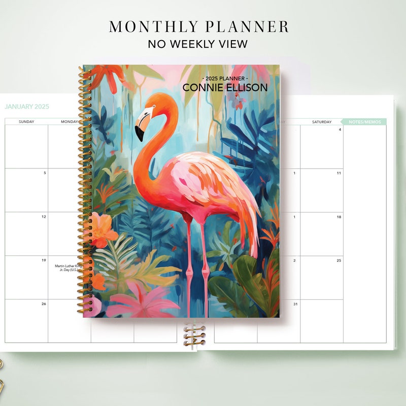Flamingo Planner - Etsy