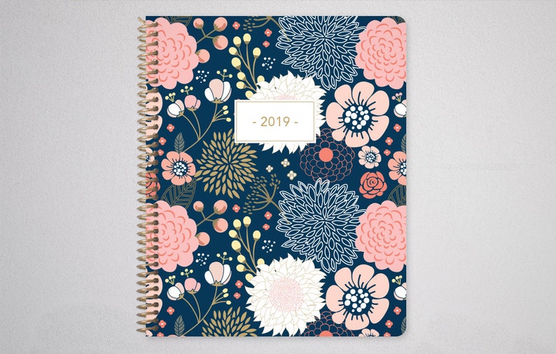 Paper Calendars & Planners TABS weekly calendar blue tropical palms ...