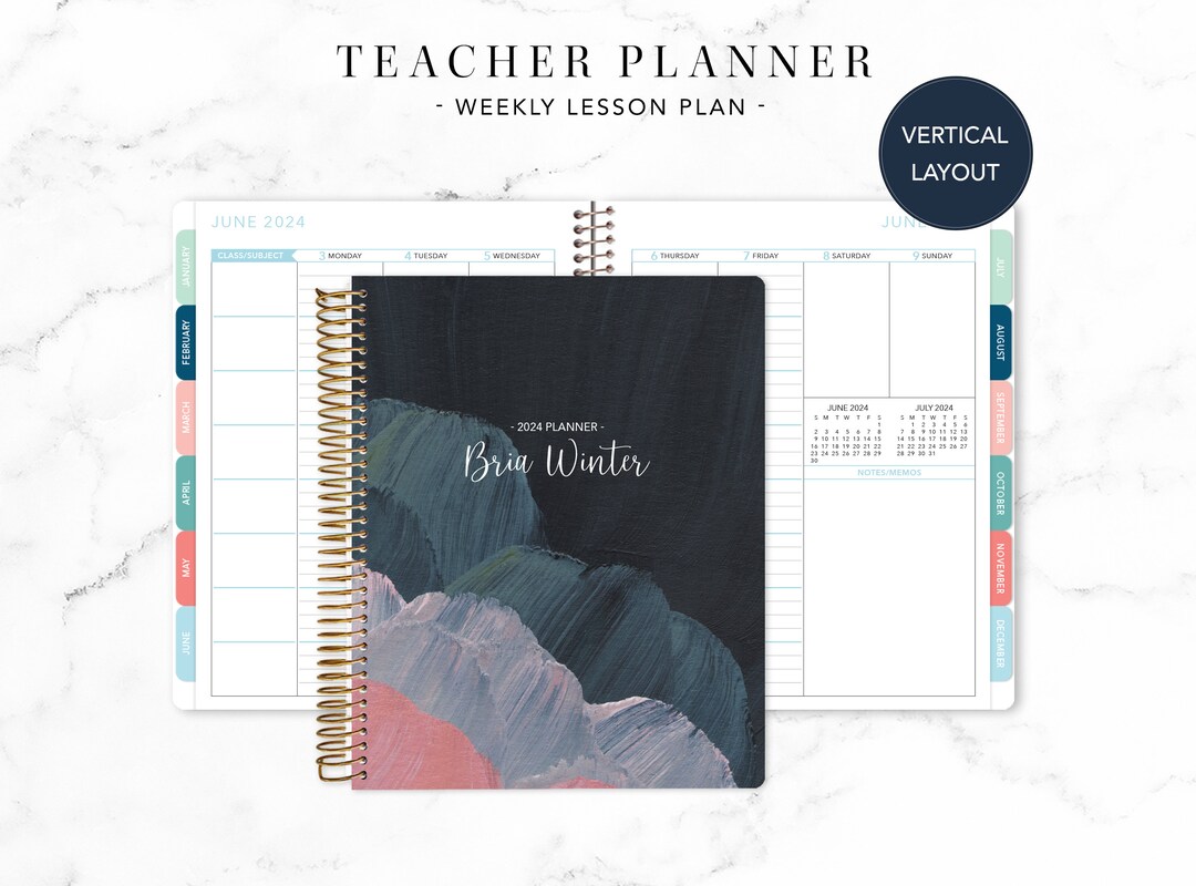 2025 2026 TEACHER PLANNER VERTICAL 7x9 2025-2026 Teacher Lesson Plan ...