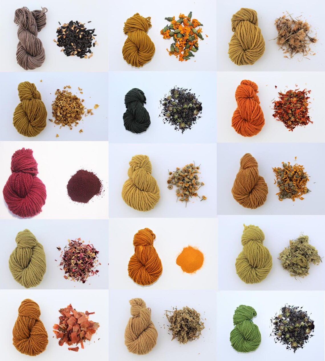 Natural Dye Sample Kit - Cochineal - Etsy