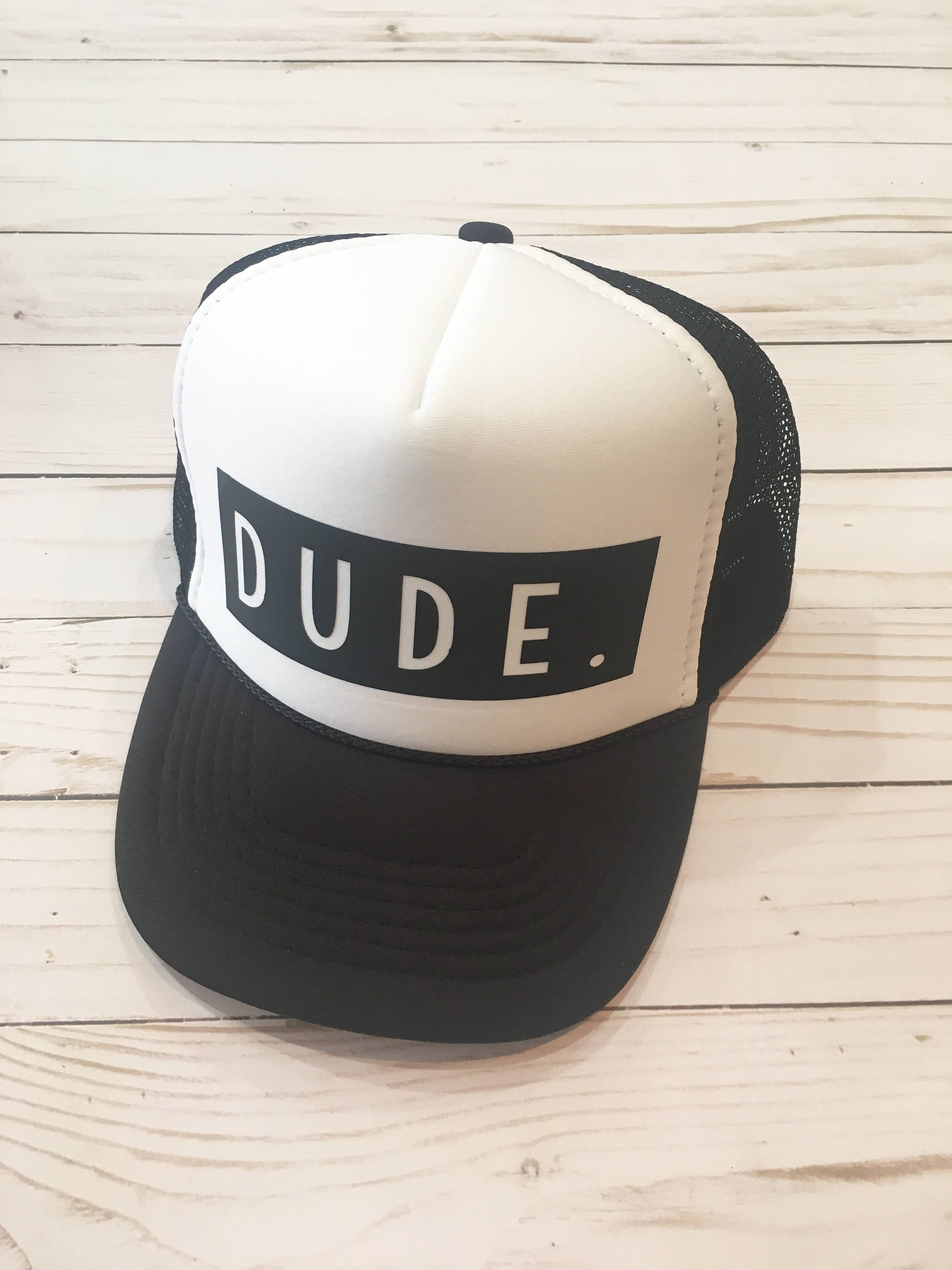 Kids Dude Trucker Hat - Etsy
