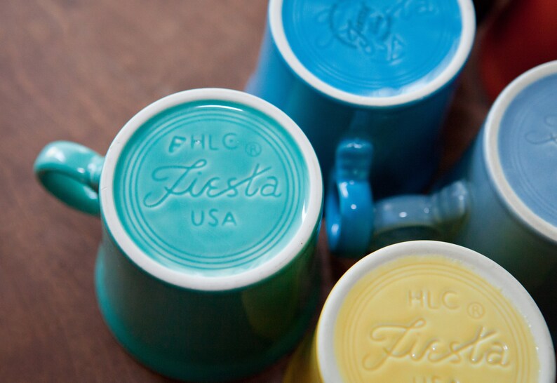 Fiestaware Mugs Tom & Jerry/ring Handle - Etsy