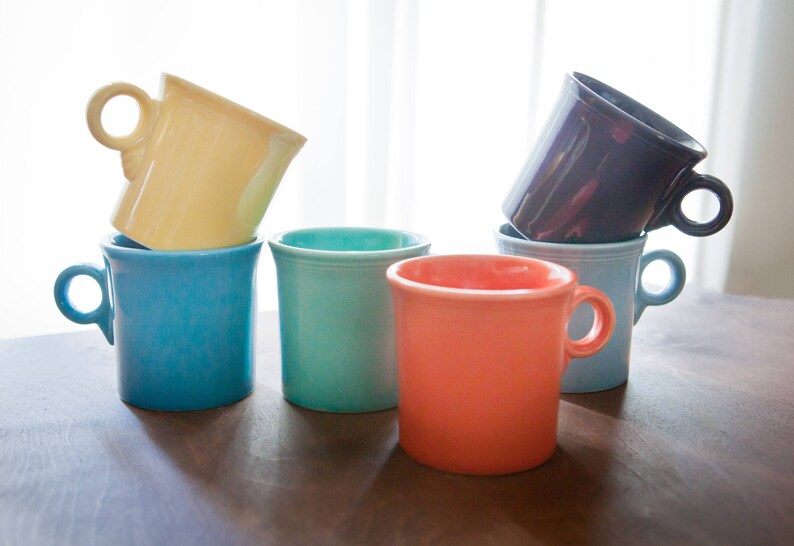 Fiestaware Mugs Tom & Jerry/ring Handle - Etsy
