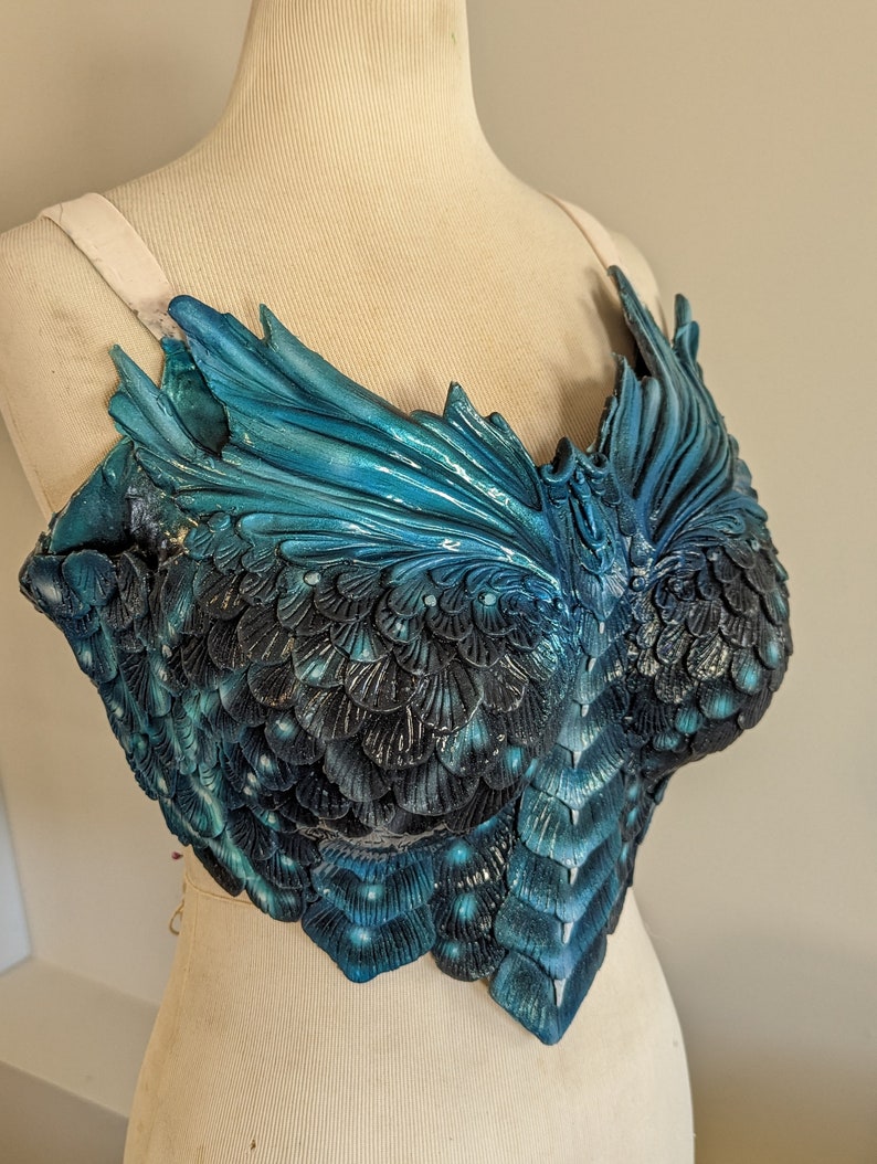 Dragon Scale Inspired Silicone Mermaid Top. - Etsy