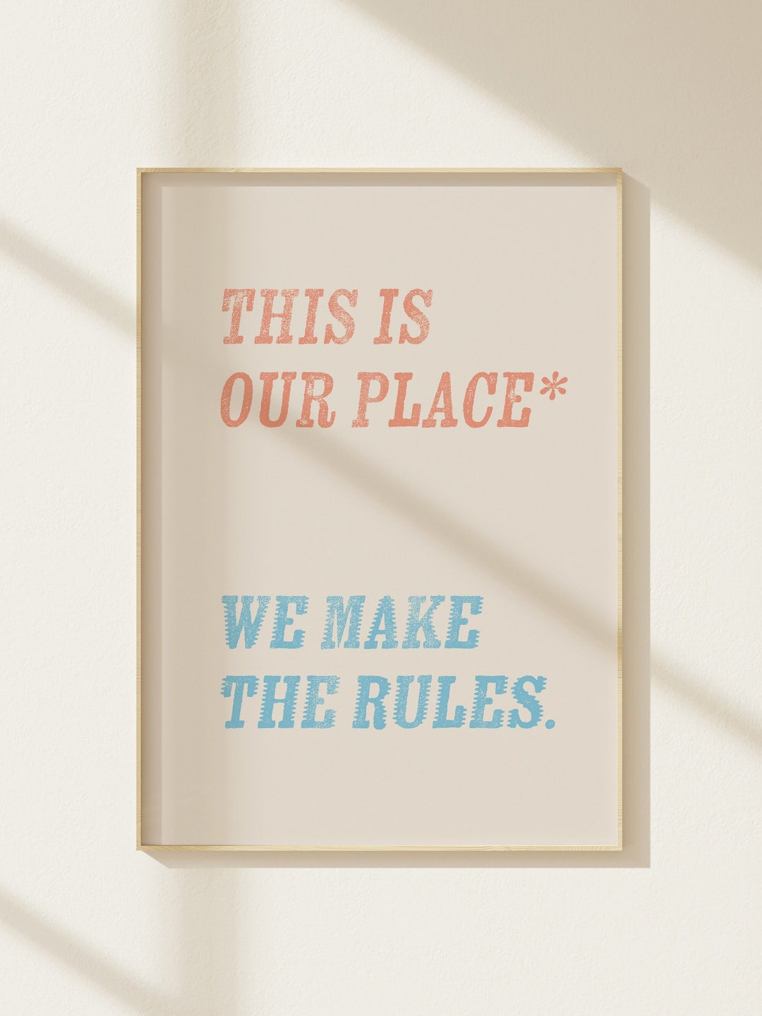 Taylor Swift Wall Art Housewarming Wall Art This is Our Place. We Make ...