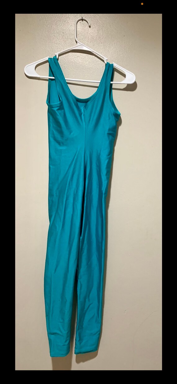 vintage 90s shiny turquoise - Gem