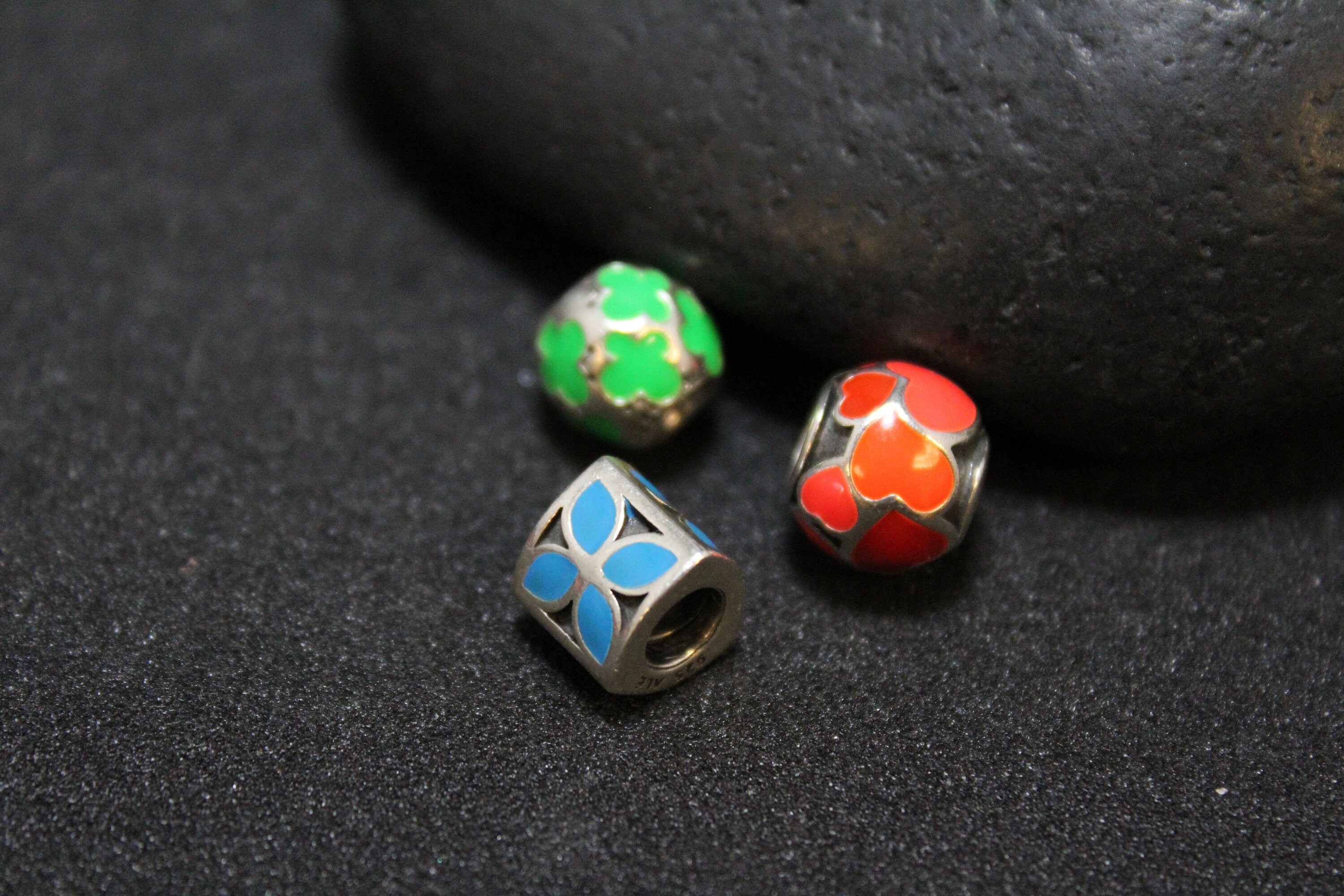 Sterling Silver and Authentic Pandora Peridot Bird Charm Necklace